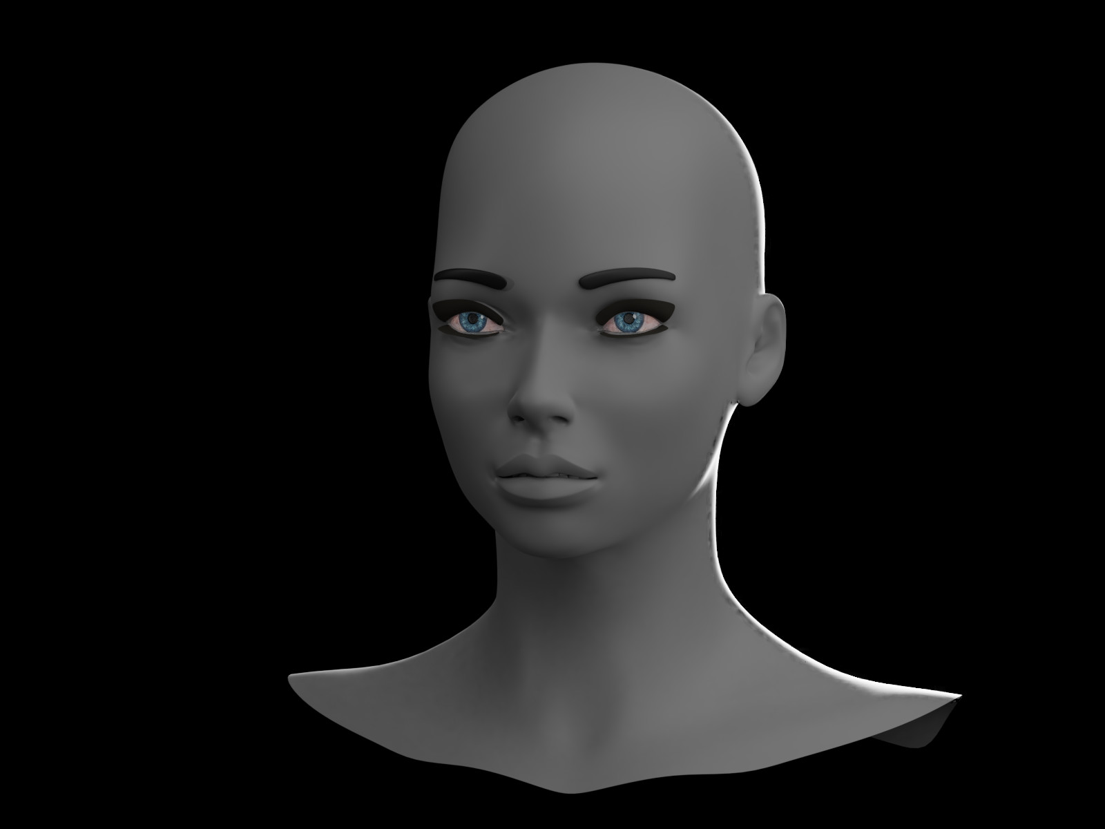ArtStation - Female Head V1 | Game Assets