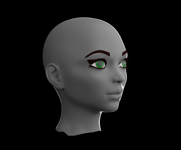 ArtStation - Female Head V2 | Resources