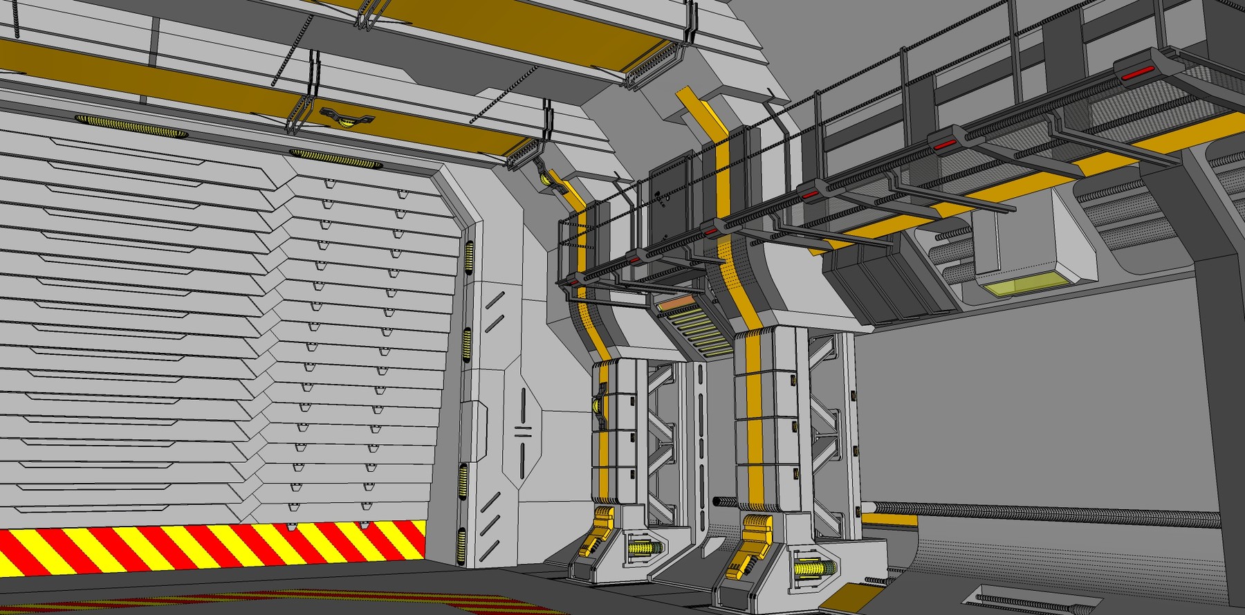 ArtStation - gates for the tunnel | Resources