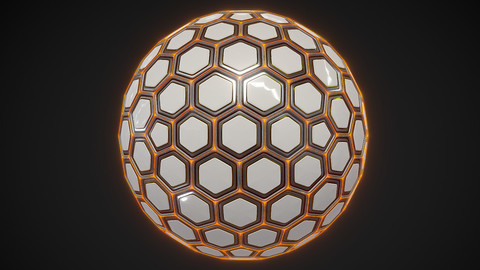 ArtStation - Sci-fi Hexa Sphere | Resources