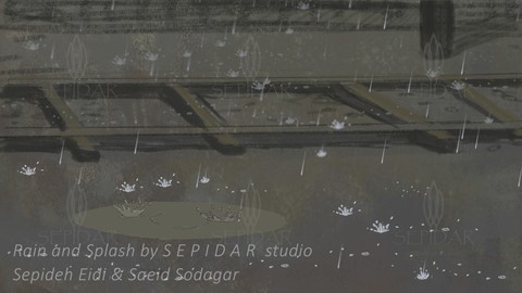 ArtStation - 2D Rain and Splash footage animated | Game Assets