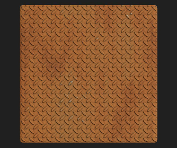 ArtStation - PBR Metal Floor Rusted Texture | Game Assets