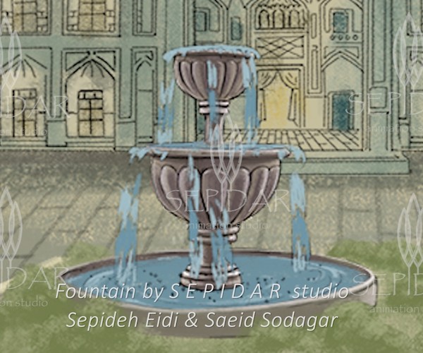 ArtStation - 2D HQ Fountain footage animation. | Game Assets