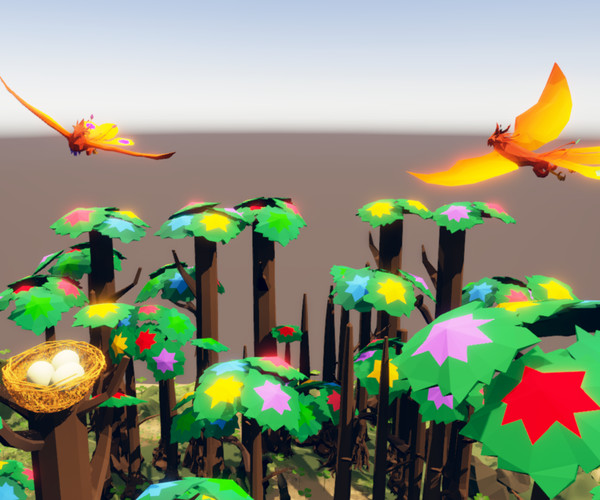 ArtStation - Fantasy Phoenix Forest | Resources