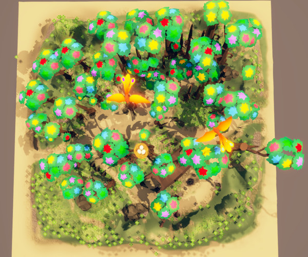 ArtStation - Fantasy Phoenix Forest | Resources