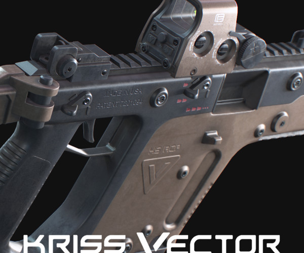 ArtStation - KRISS VECTOR Game ready model | Game Assets