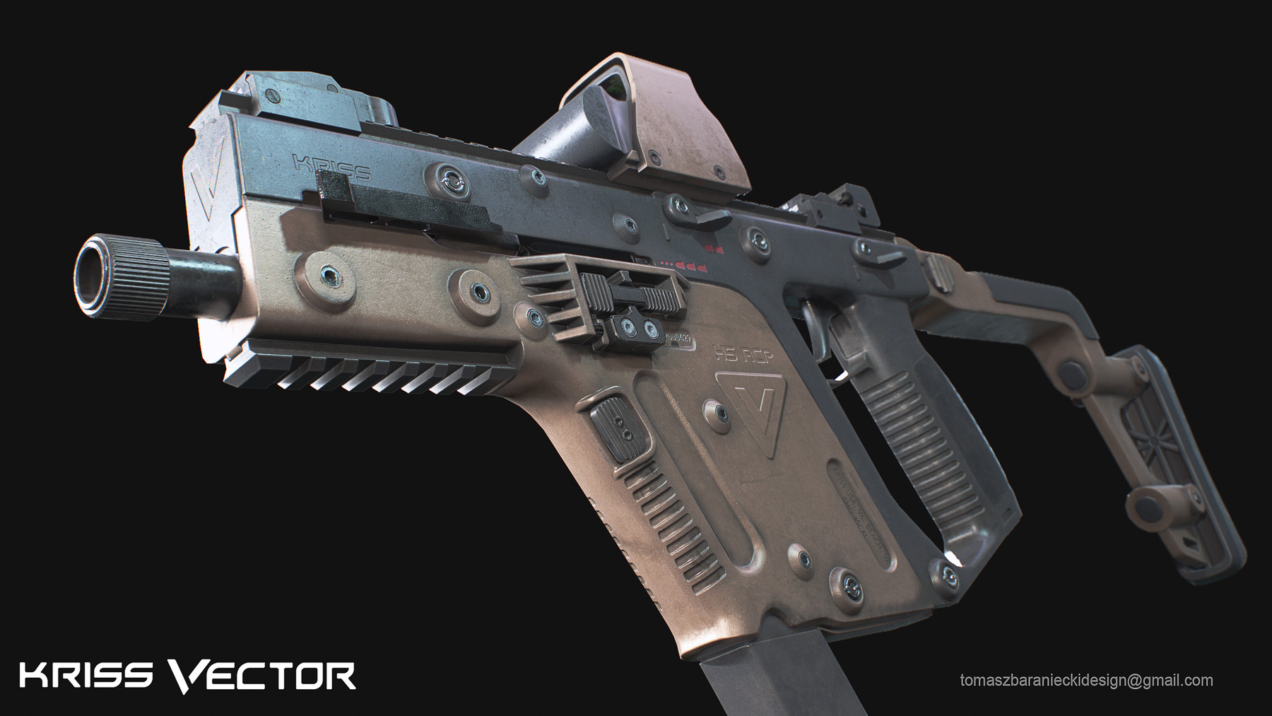 ArtStation - KRISS VECTOR Game ready model | Game Assets