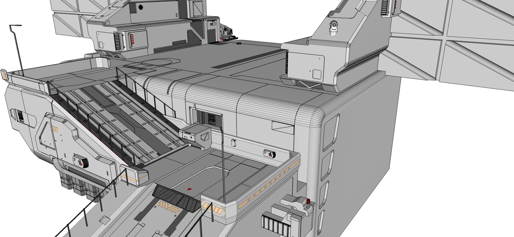 ArtStation - sci-fi Wall 1 | Resources