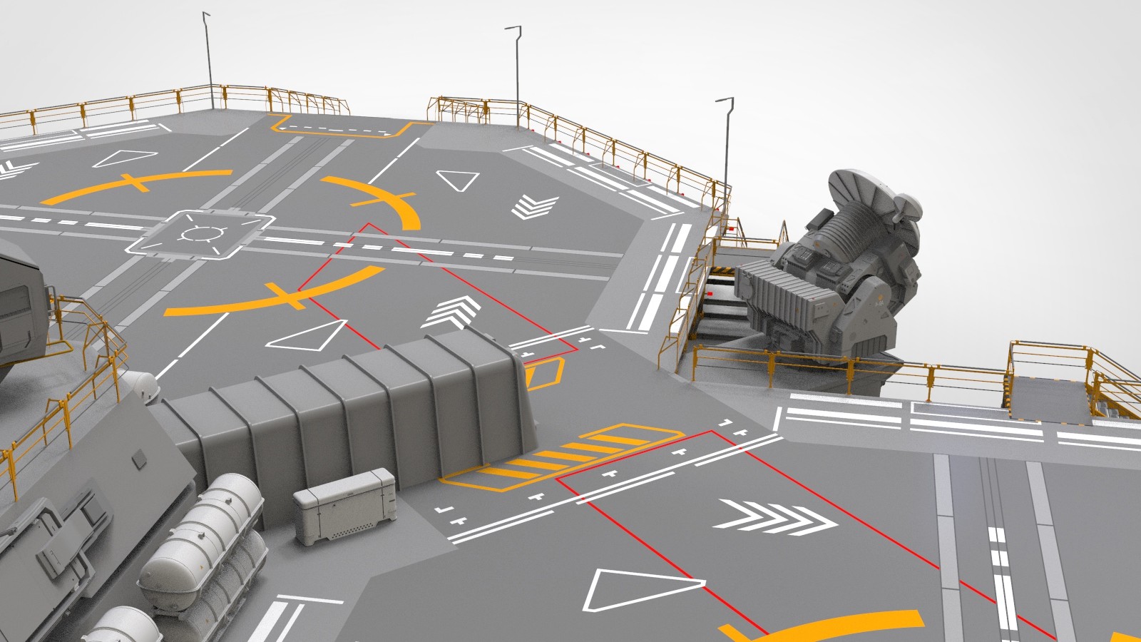 ArtStation - sci-fi Helipad | Resources