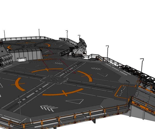 ArtStation - sci-fi Helipad | Resources