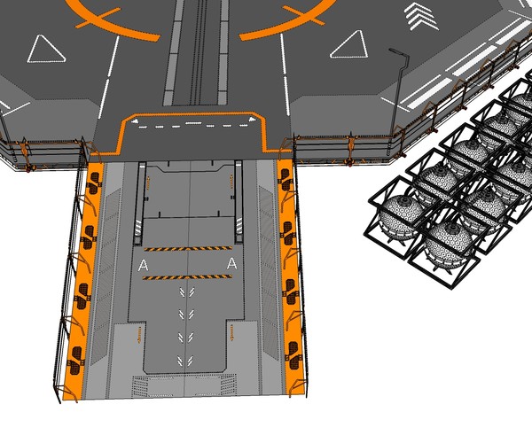 ArtStation - sci-fi Helipad | Resources