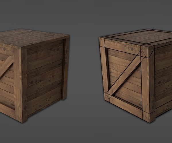 ArtStation - Wooden Crate Pack | Resources