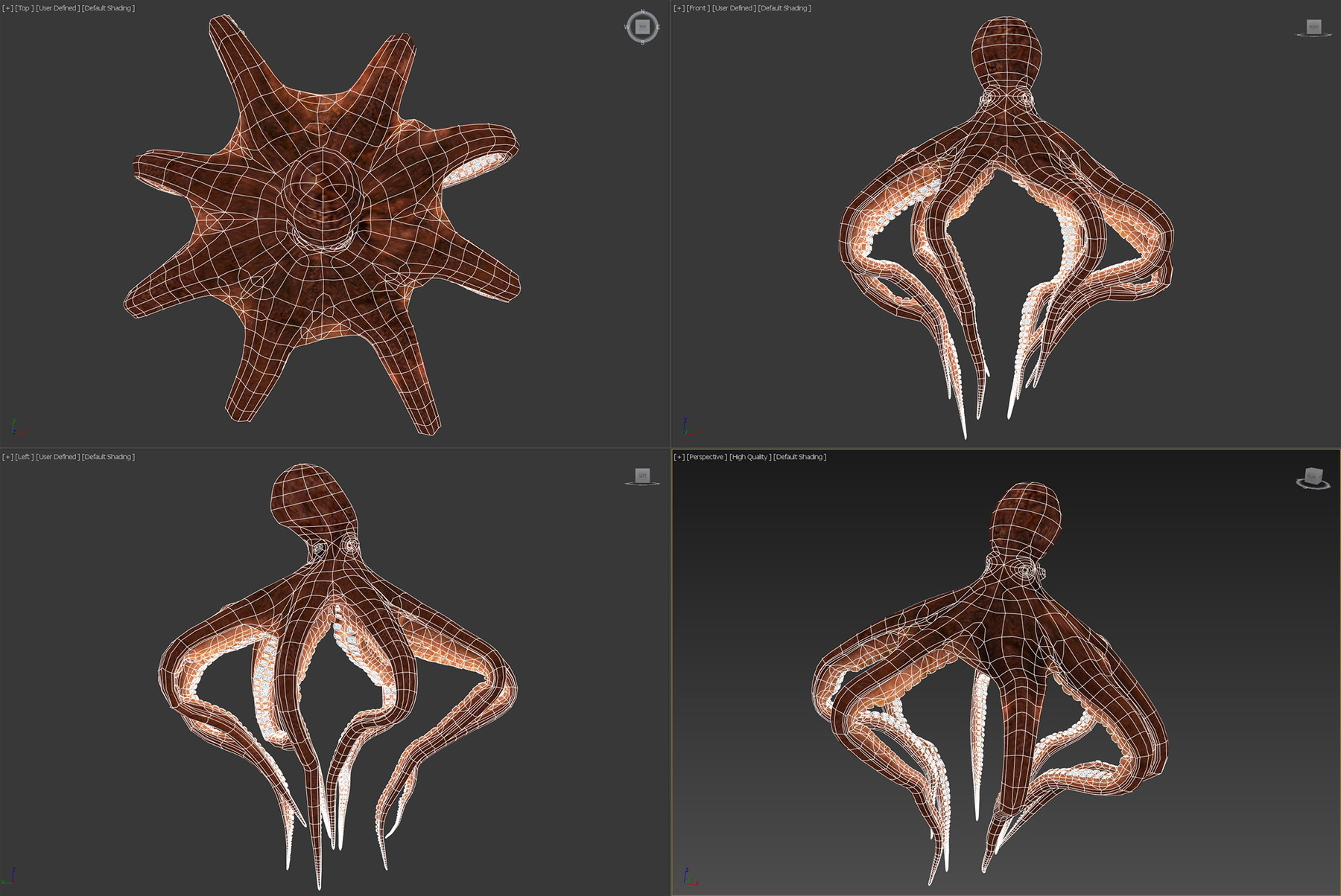 ArtStation - Animated Octopus | Game Assets