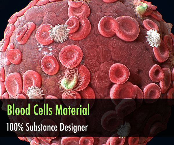 ArtStation - Blood Cells Material | Game Assets