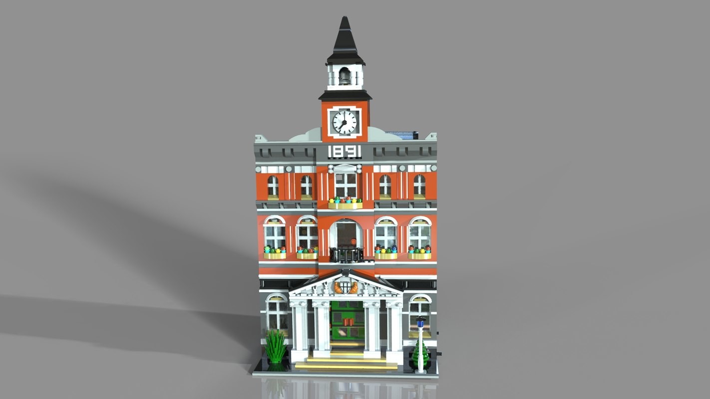 ArtStation - Lego town hall | Resources