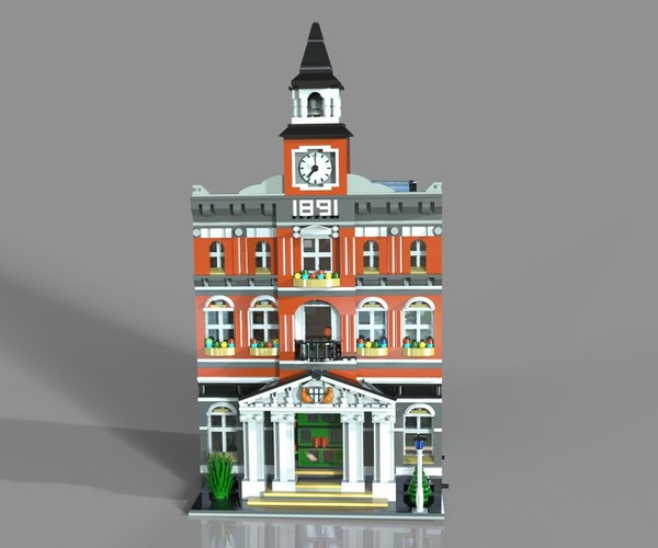 ArtStation - Lego town hall | Resources