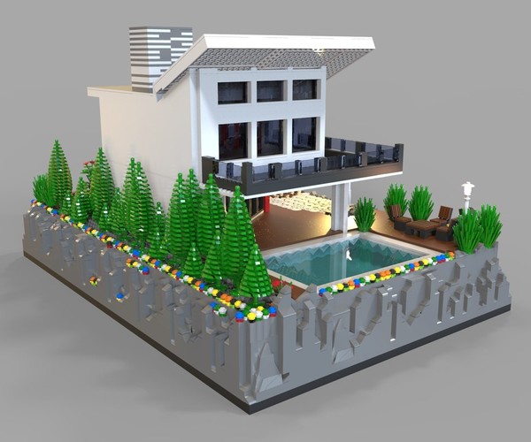 ArtStation - Lego Villa | Resources