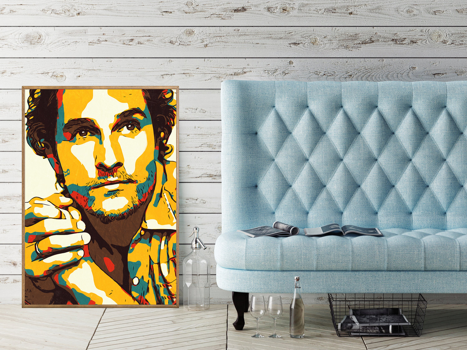 ArtStation - Matthew McConaughey Poster,Matthew McConaughey Room Art ...