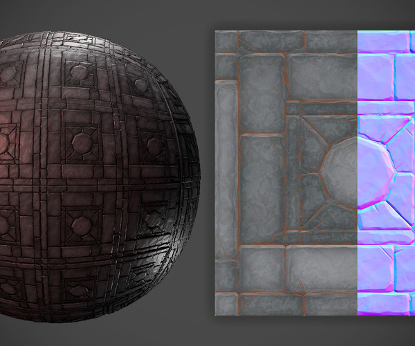 ArtStation - Tileable Dungeon Floor | Game Assets