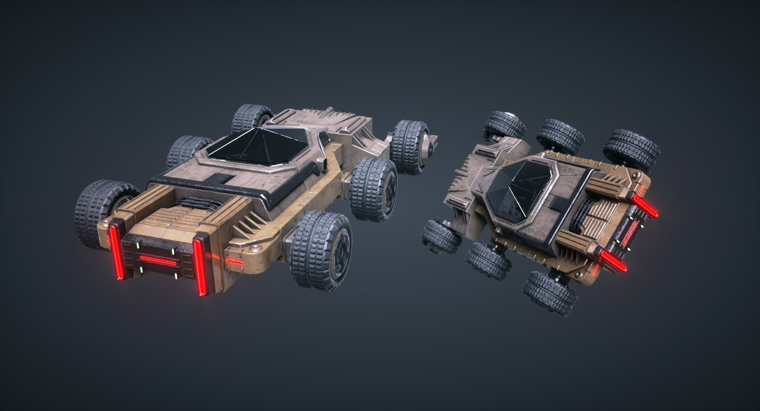 ArtStation - Mars KitBash - Vehicle | Game Assets
