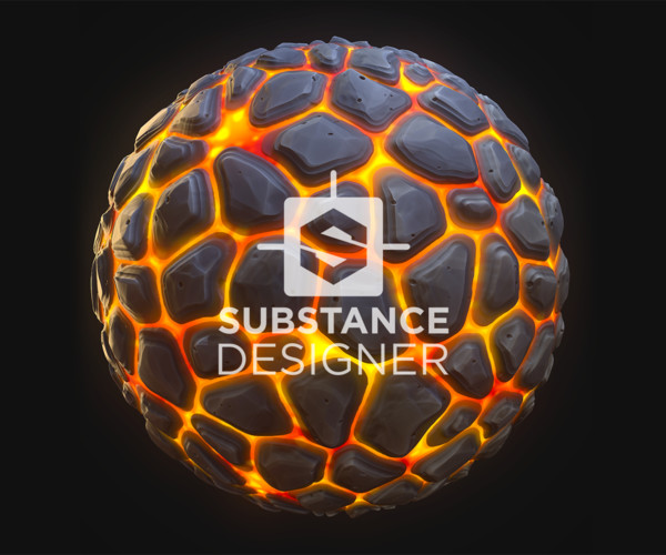 ArtStation - Substance Stylized Lava | Game Assets