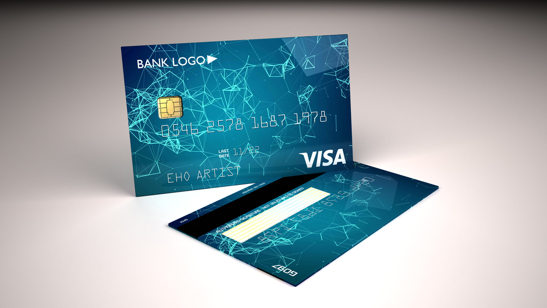 ArtStation - Credit card - 4 designs | Resources