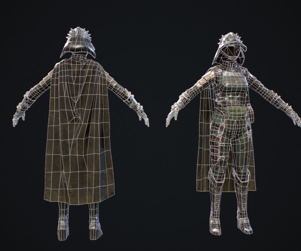 ArtStation - Female set 1 | Game Assets