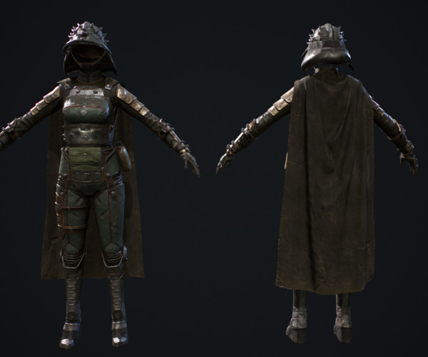 ArtStation - Female set 1 | Game Assets