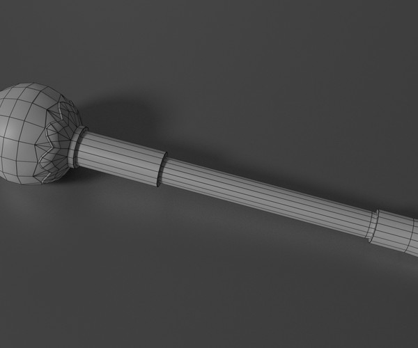 ArtStation - Mongolian Ornamented Iron Mace | Game Assets