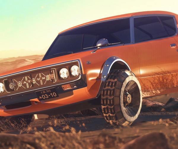 ArtStation - Car In Desert | Artworks