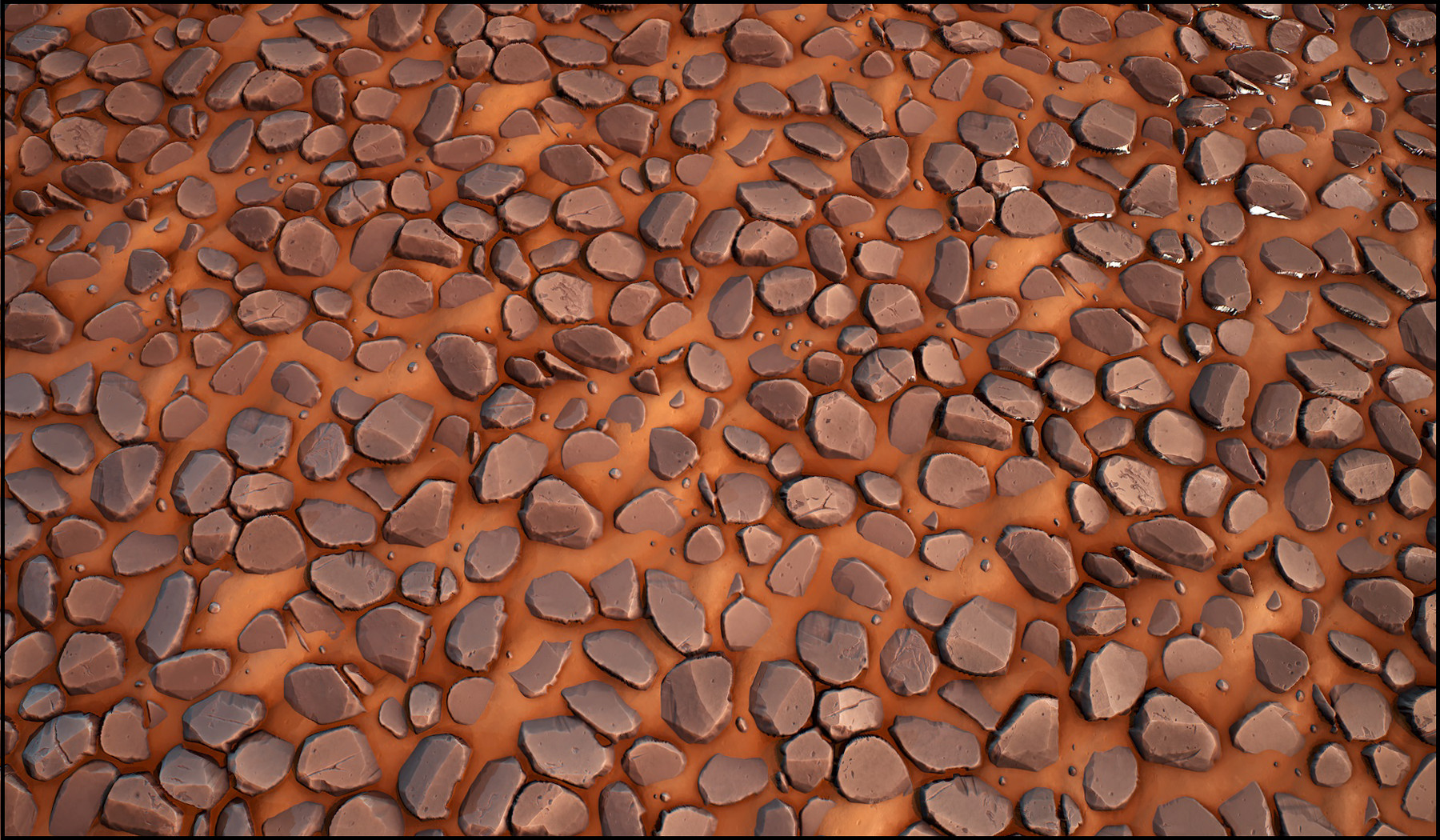 ArtStation - Stylized Stone Generator - Substance Designer | Game Assets