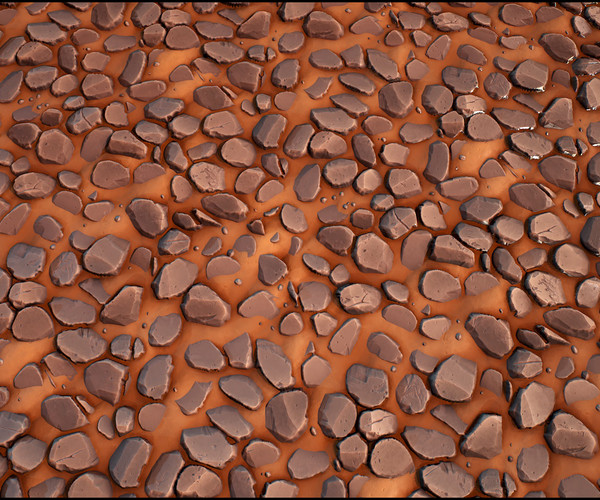 ArtStation - Stylized Stone Generator - Substance Designer | Game Assets