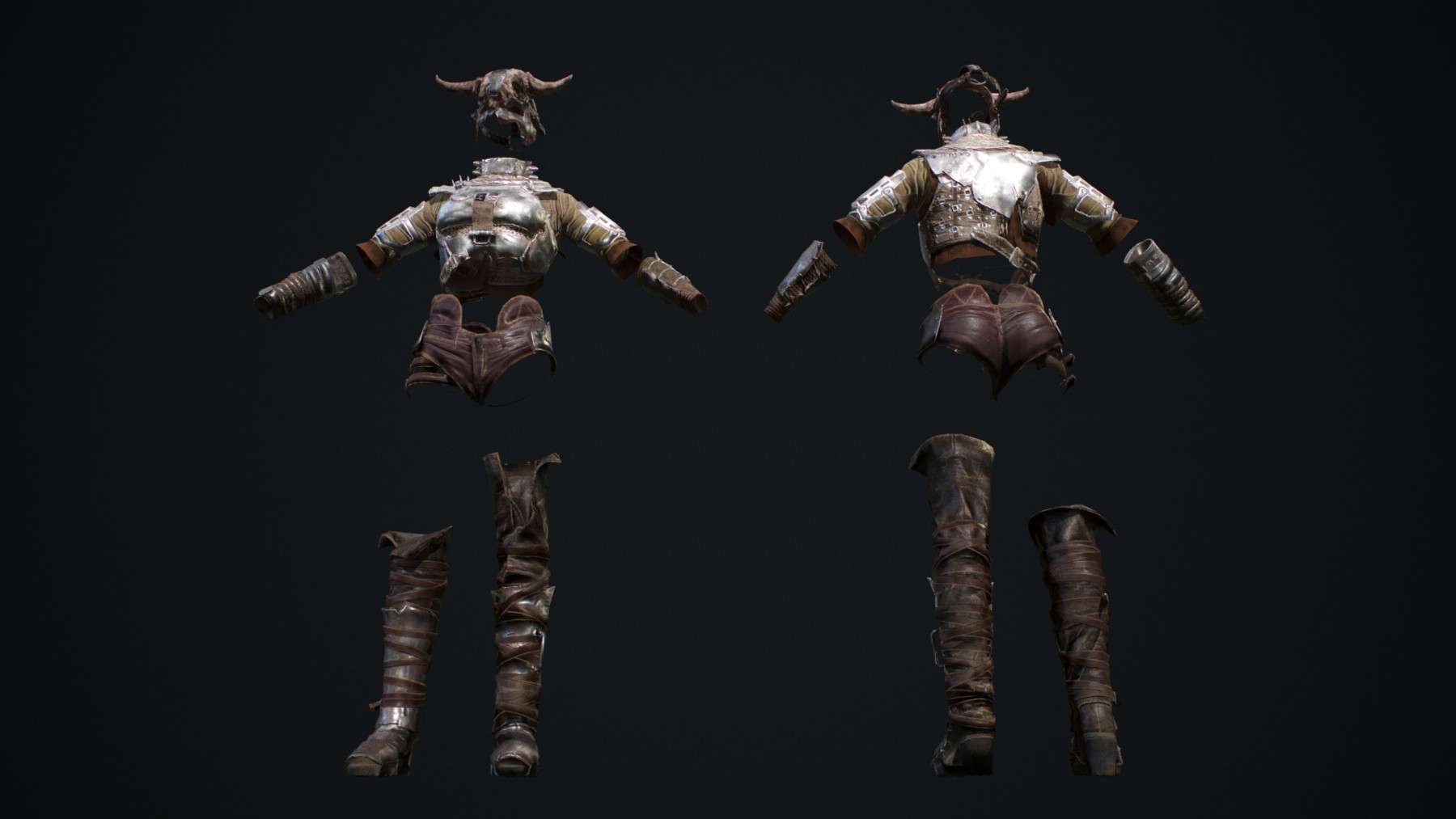 ArtStation - Female set 2 | Game Assets