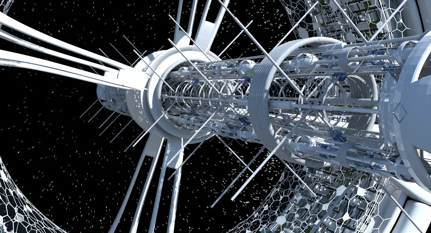 ArtStation - Futuristic Space Colony B | Resources