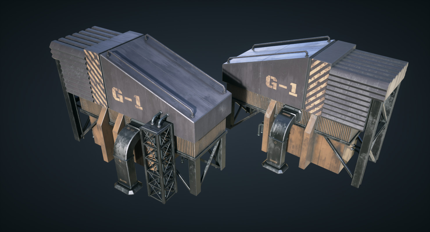 ArtStation - Mars Colony (KitBash) Pack | Game Assets