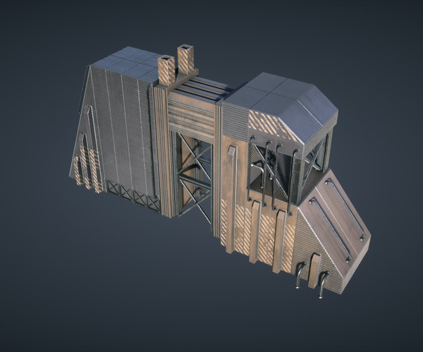 ArtStation - Mars Colony (KitBash) Pack | Game Assets