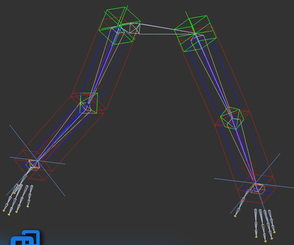 ArtStation - Adult Male Arms and Hands Rigged | Resources