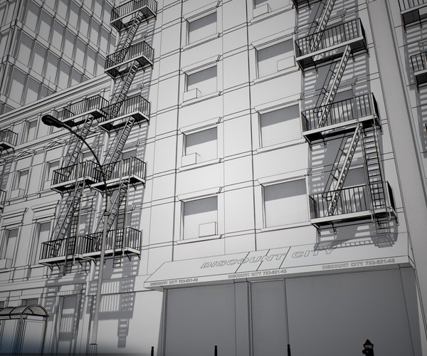 ArtStation - NYC Block Set 2 V2 | Resources