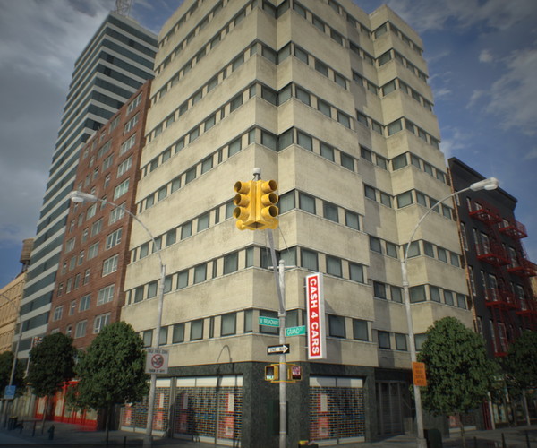 ArtStation - NYC Block Set 5 V2 | Game Assets