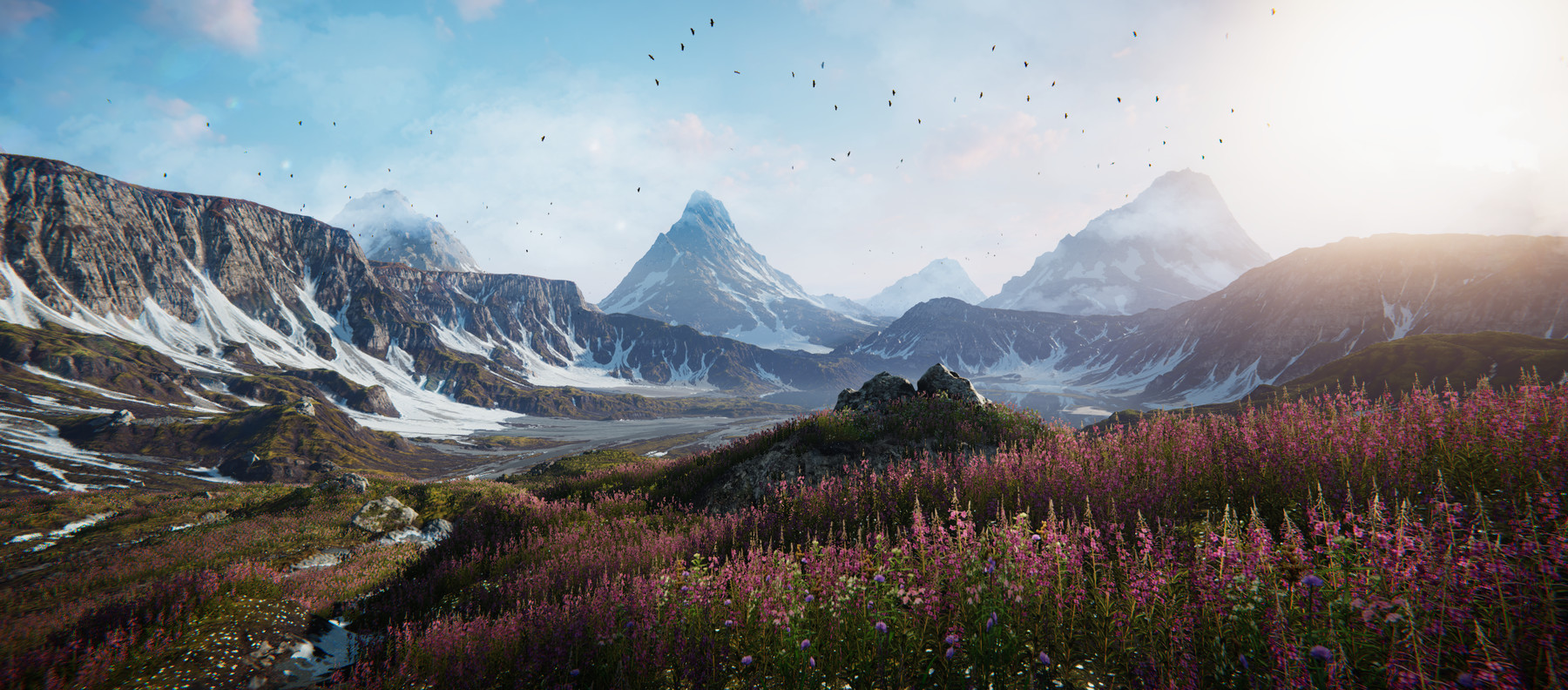 ArtStation - Mountain Lake Valley Environment - Unity 2017 Project ...