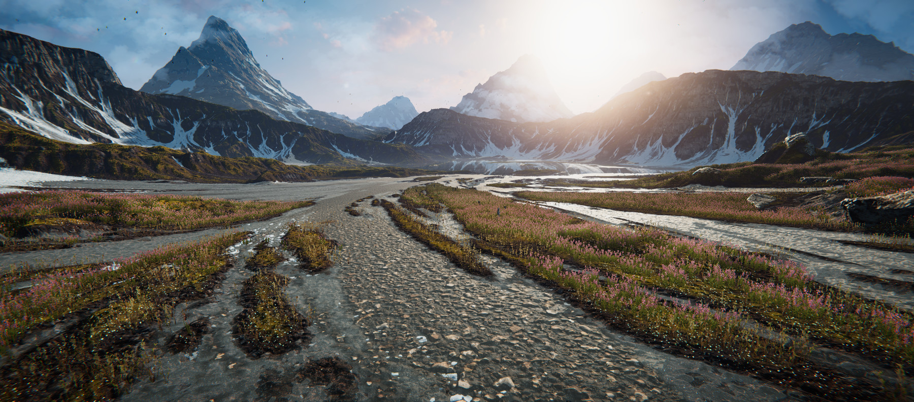 ArtStation - Mountain Lake Valley Environment - Unity 2017 Project ...