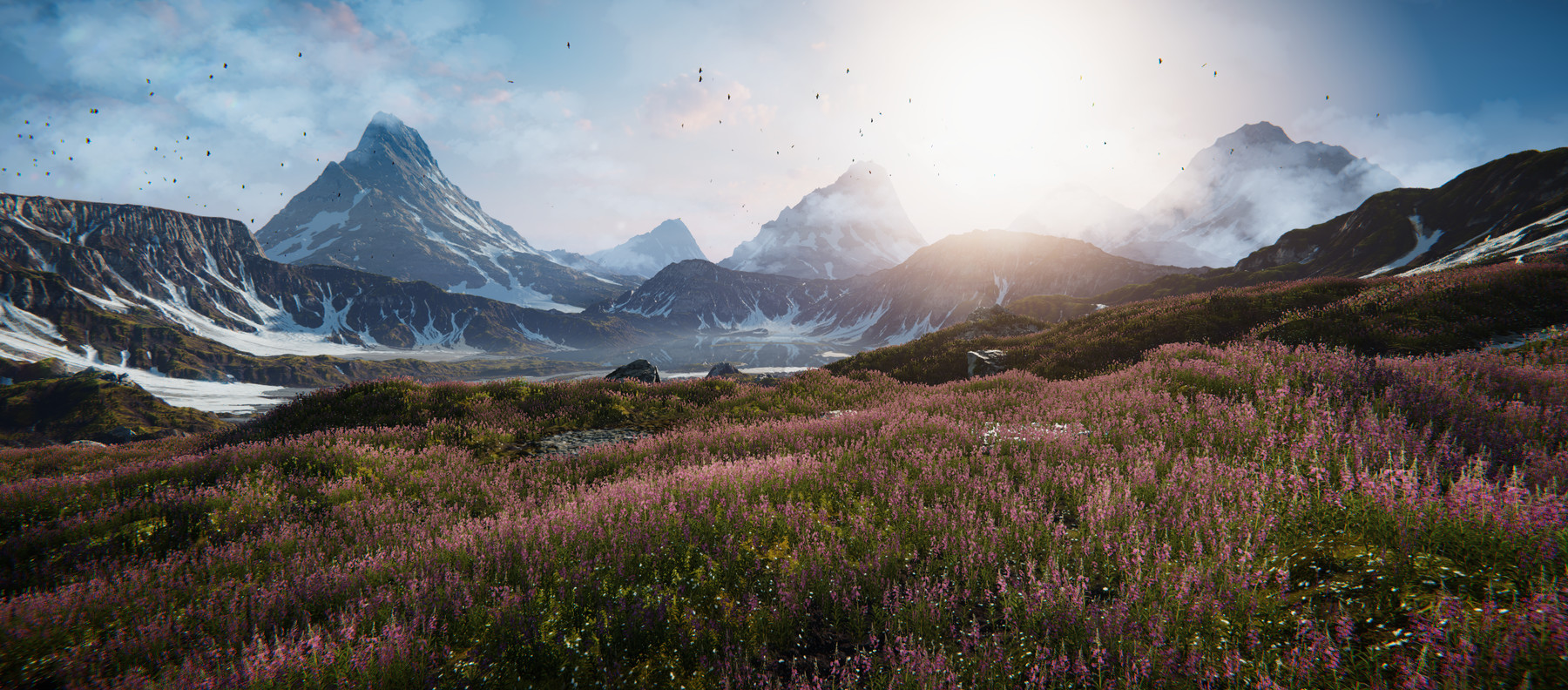 ArtStation - Mountain Lake Valley Environment - Unity 2017 Project ...