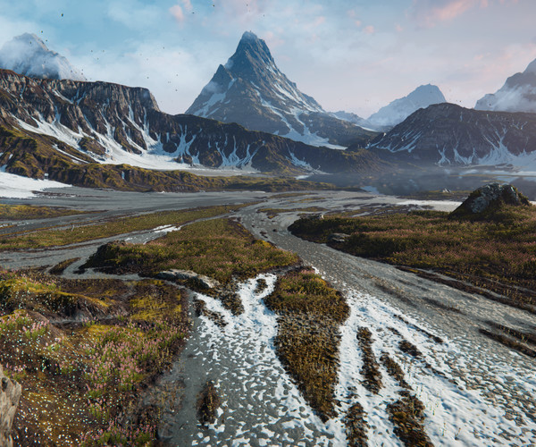 ArtStation - Mountain Lake Valley Environment - Unity 2017 Project ...