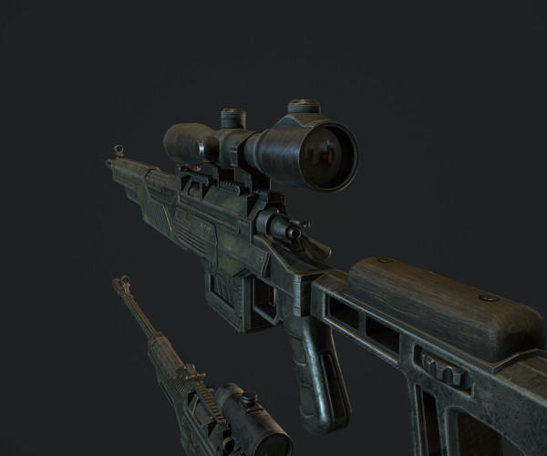 ArtStation - Sniper rifle | Game Assets