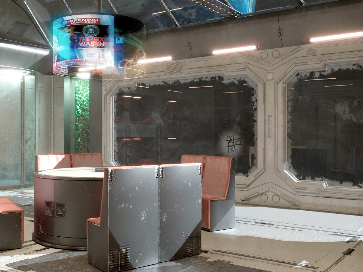 ArtStation - sci fi room 3d asset | Game Assets
