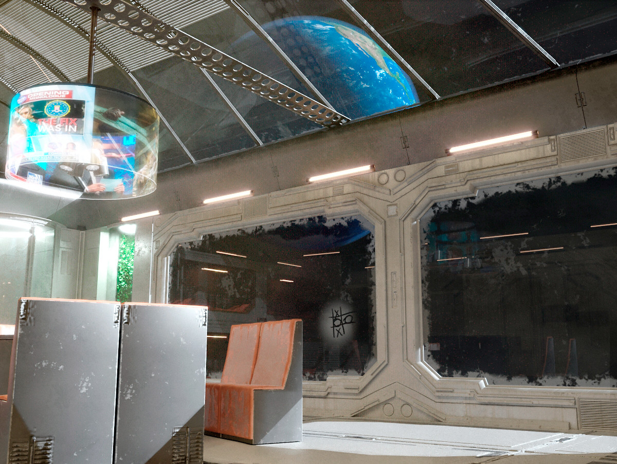 ArtStation - sci fi room 3d asset | Game Assets