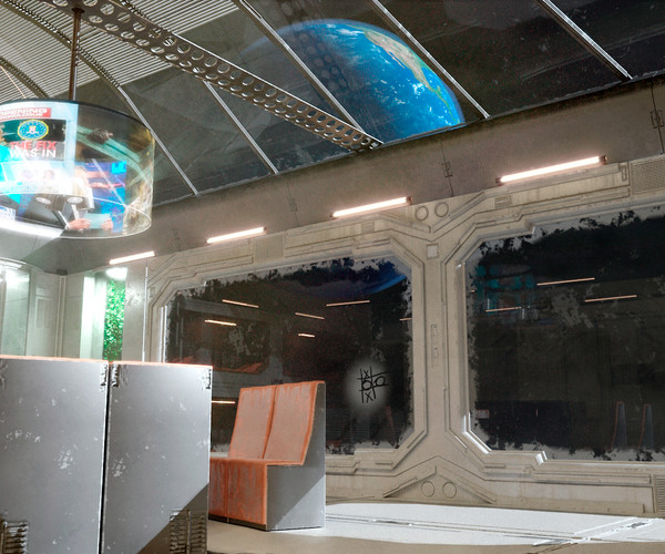 ArtStation - sci fi room 3d asset | Game Assets