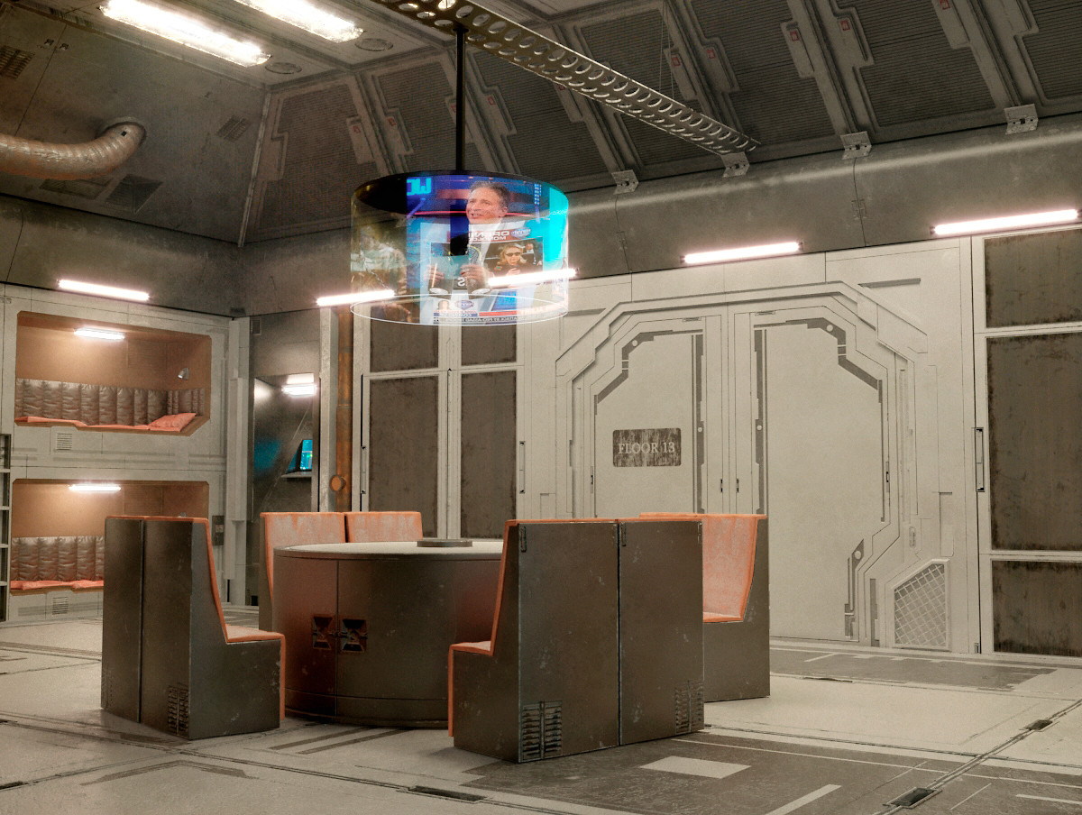 ArtStation - sci fi room 3d asset | Game Assets