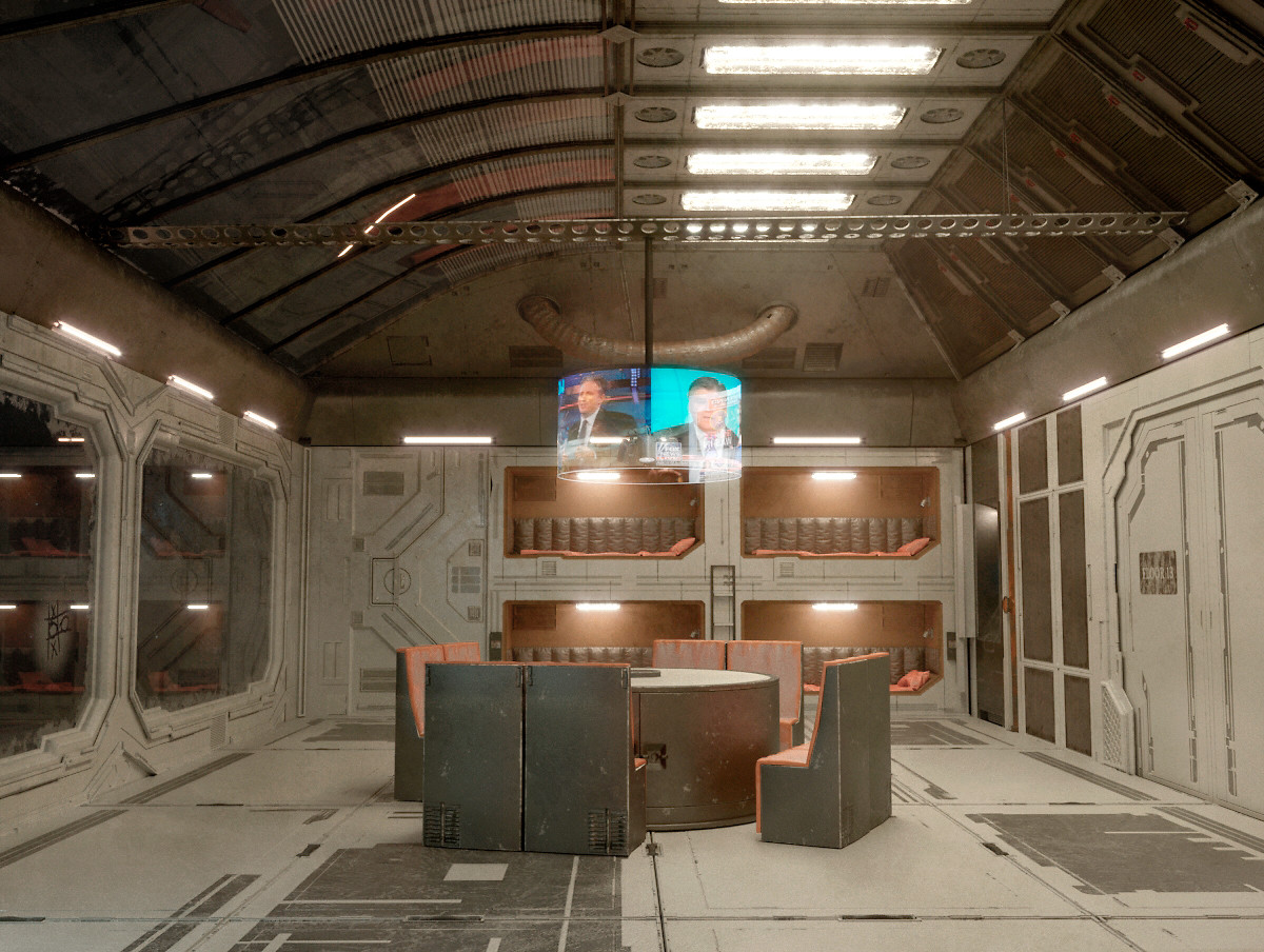 ArtStation - sci fi room 3d asset | Game Assets