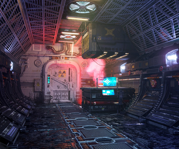 ArtStation - sci fi room | Resources